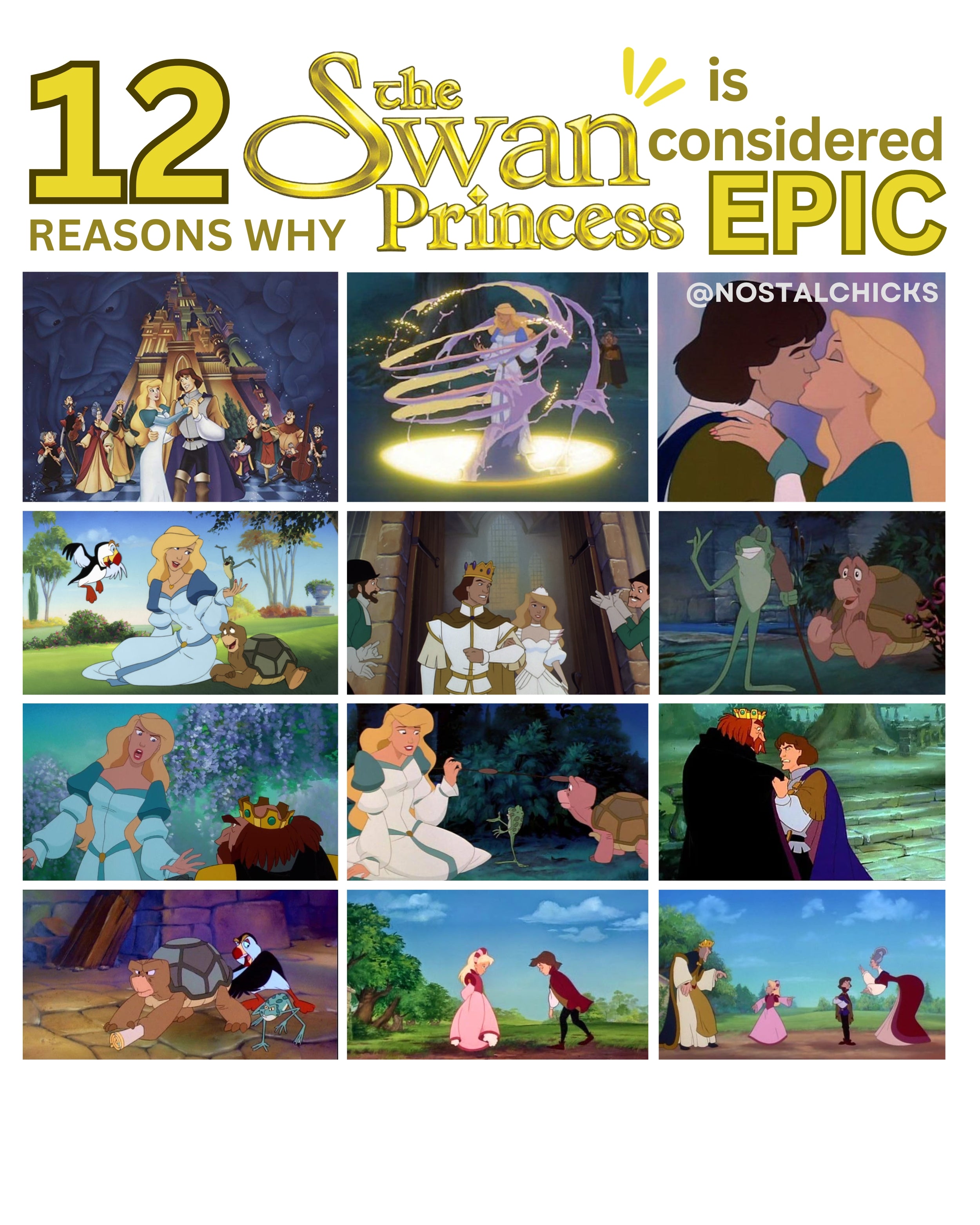 12 REASONS WHY "THE SWAN PRINCESS" IS CONSIDERED EPIC – Nostalchicks