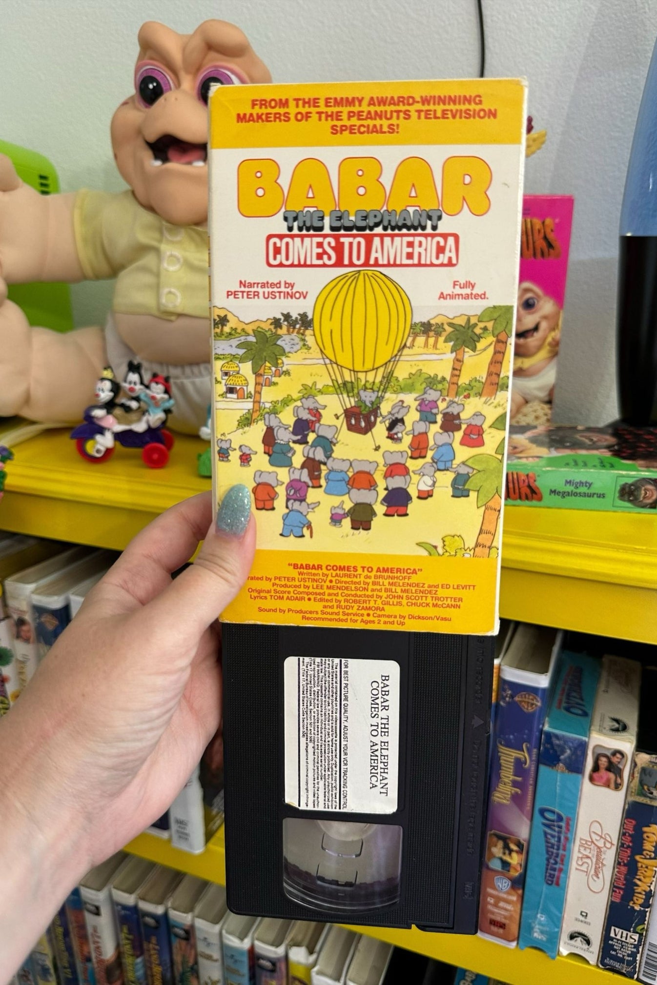 BABAR THE ELEPHANT COMES TO AMERICA VHS* – Nostalchicks