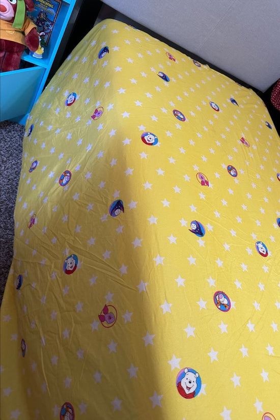 WINNIE THE POOH & FRIENDS FULL SIZE FITTED SHEET & COVER SHEET ...