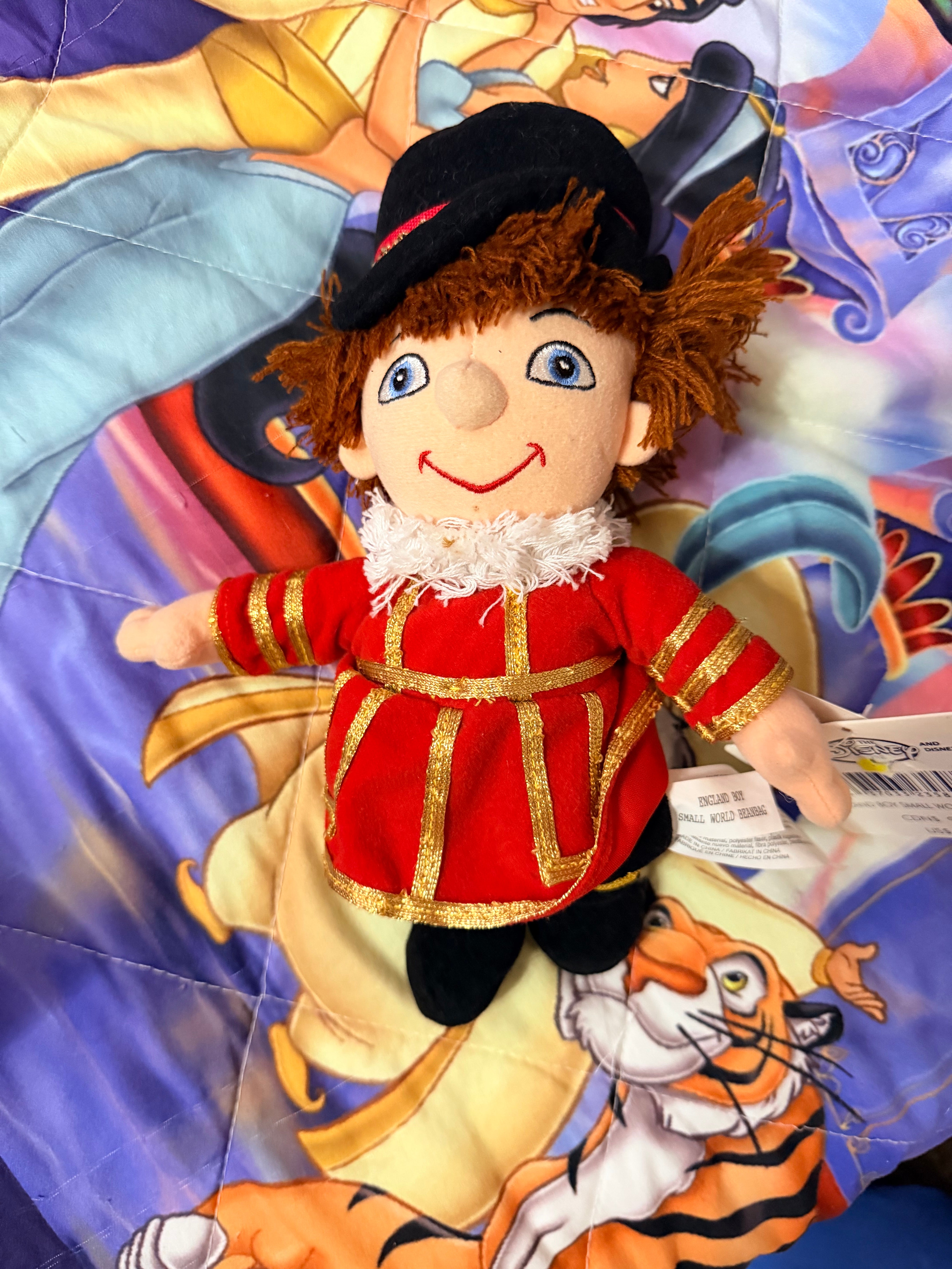 Disney store England boy small world bean bag plush – Nostalchicks