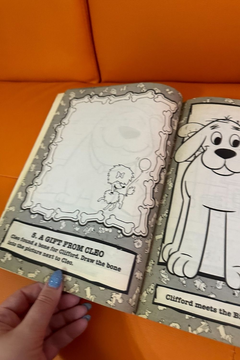 CLIFFORD THE BIG RED DOG COLORING AND ACTIVITY BOOK* – Nostalchicks