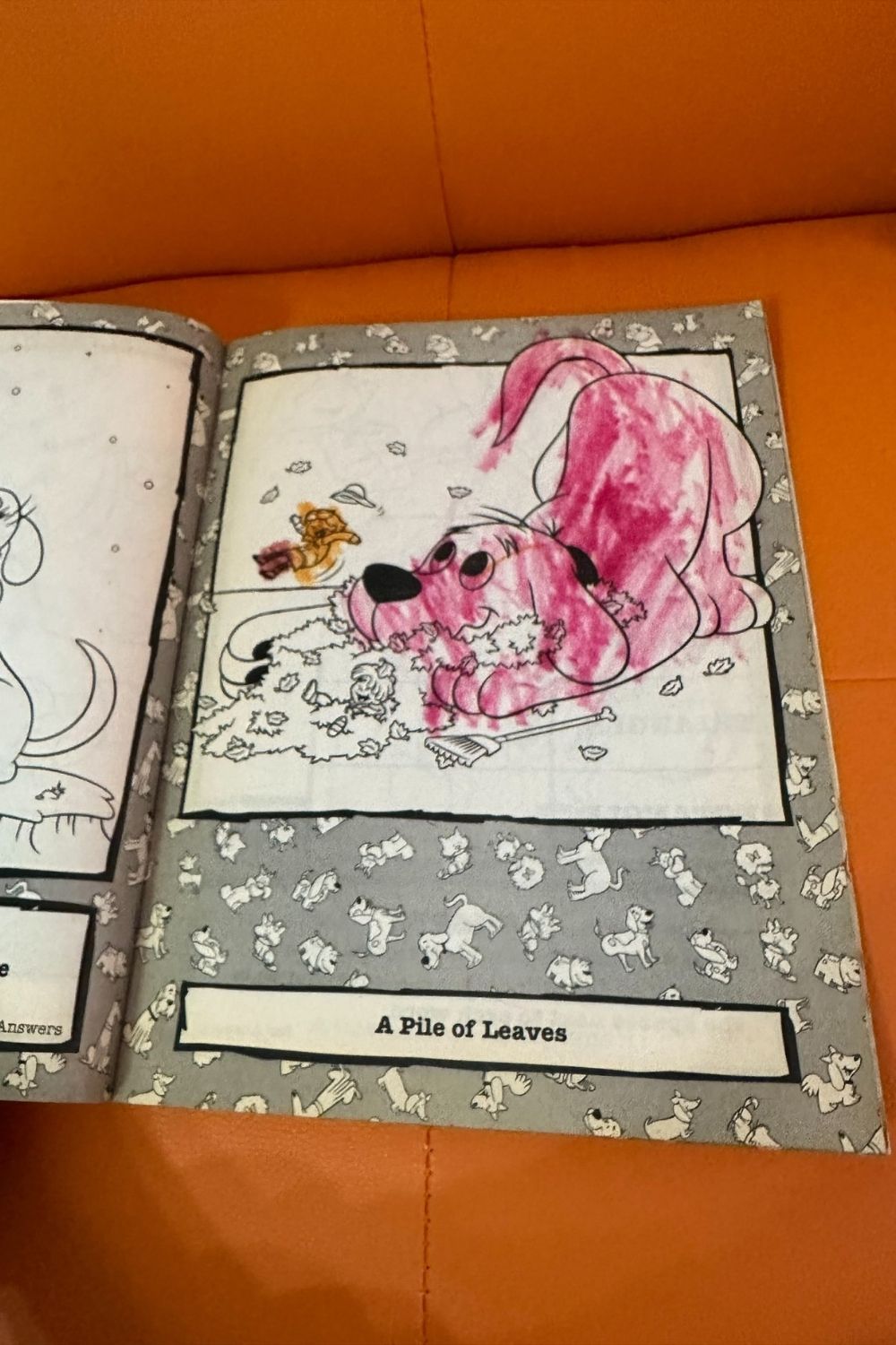 CLIFFORD THE BIG RED DOG COLORING AND ACTIVITY BOOK* – Nostalchicks